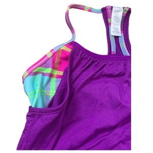 Ivivva | Shirts & Tops | Ivivva Double Dutch Tank With Shelf Bra Purple ...